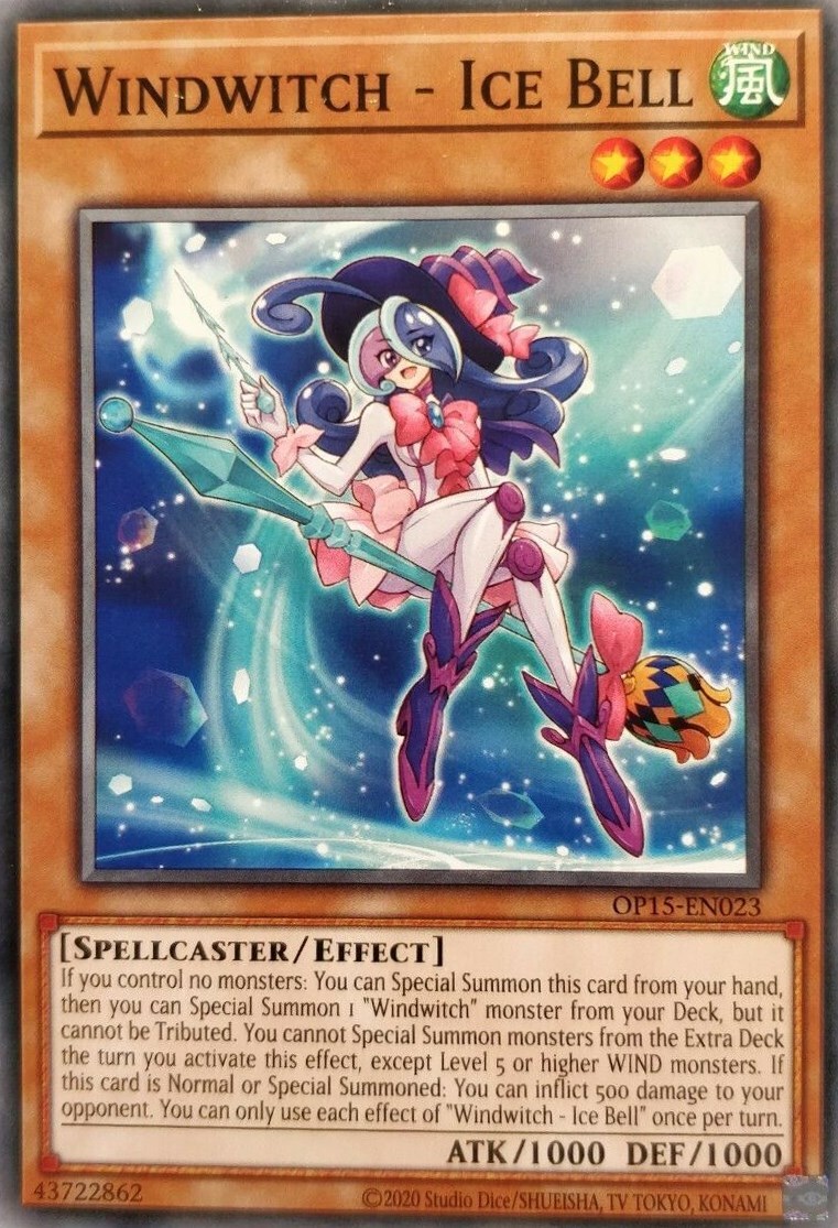 Windwitch - Ice Bell OP15-EN023 OTS Tournament Pack 15 Unlimited for ...