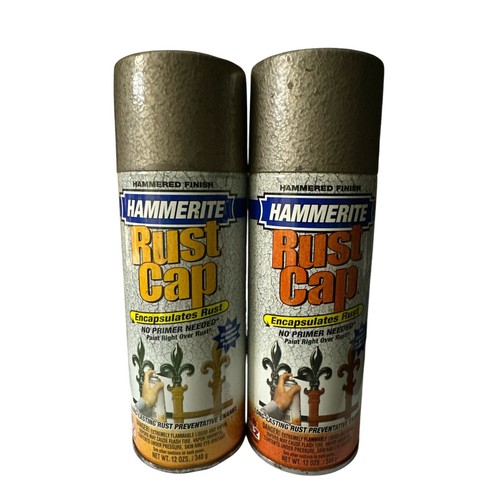 Hammerite Hammered Finish Rust Cap Bronze Spray Paint 12 Oz. READ | eBay