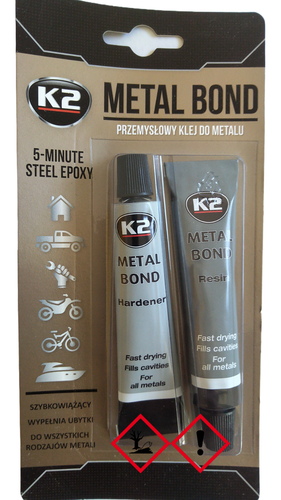 Metallkleber K2 Metal Bond Kaltmetall Metal Kleber Flüssigmetall 2K ...