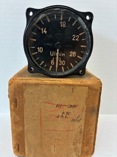 Rare WW2 German Luftwaffe Engine Tachometer Instrument Gauge 1937 ...