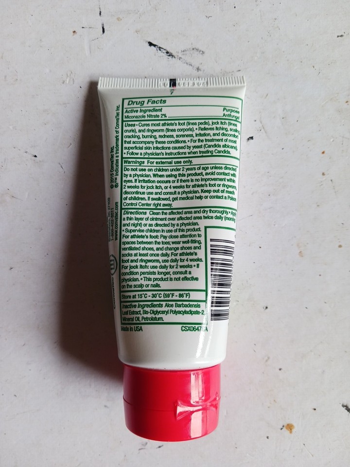 Convatec Aloe Vesta Clear Antifungal Ointment 2% Miconzole 2oz Fragrance Free | eBay