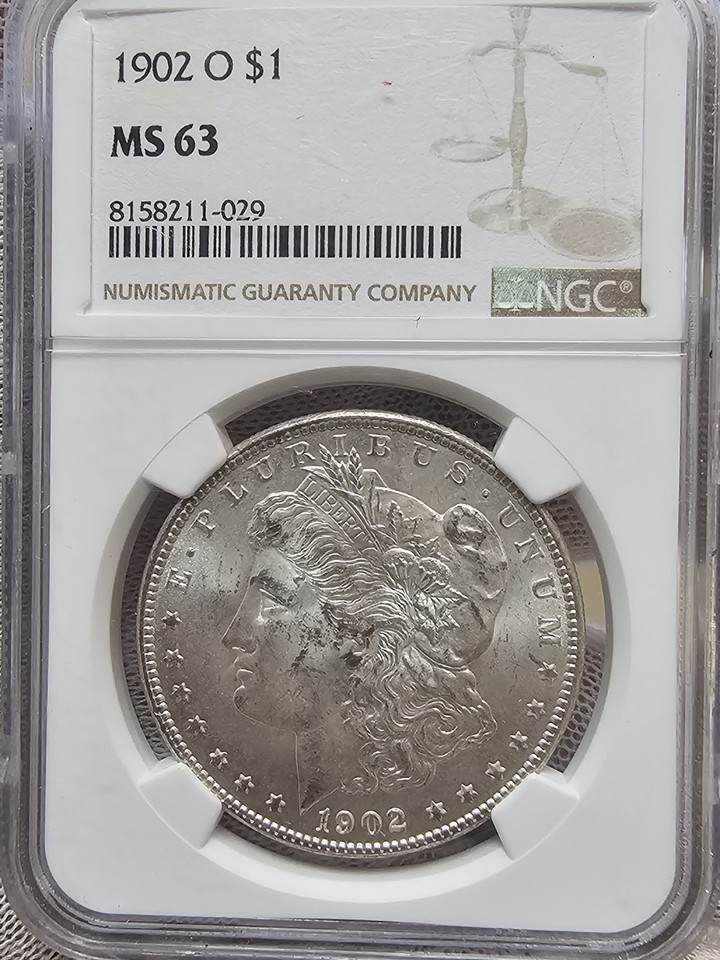 1902 O Morgan Silver Dollar NGC MS63 | eBay