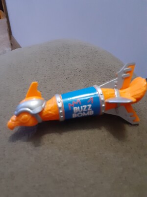 TMNT Ninja Turtles Bubble Bomber Buzz Bomb accessory Part 1991 Missile ...