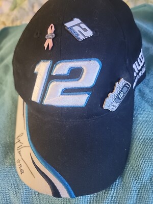 Ryan Newman #12 Alltel NASCAR Racing Hat Penske Cap . Signed | eBay