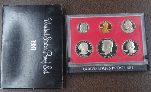 1981-S US Mint Proof Set 6 Coin Set OGP Original Government Packaging | eBay