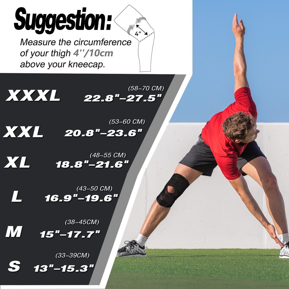 Knee Pads with Side Stabilizers for Meniscal Tear Knee Pain ACL MCL ...