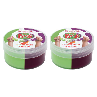 Color-Changing Sol Putty - Green to Purple - Pack of 2 | eBay