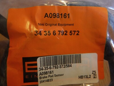 Mini Cooper Brake Pad Wear Sensor 34356792572 | eBay