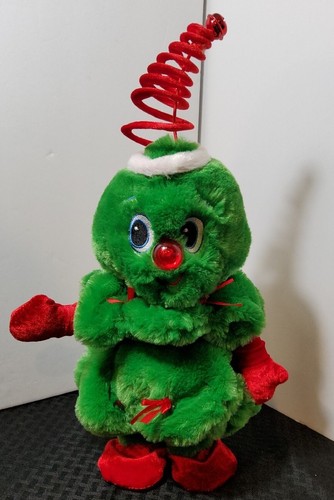 Dan Dee Plush Working Animated Christmas Tree Sings Dances Nose Lights ...