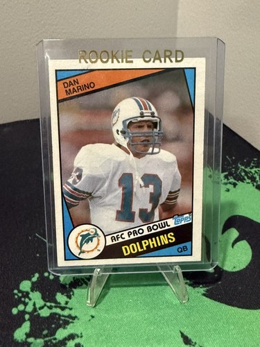 1984 Topps Dan Marino Rookie Card RC #123 Dolphins | eBay
