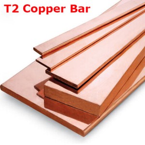 99% T2 Pure Copper Strip Flat Bar Cu Metal Copper Sheet 100mm 250mm 10 ...