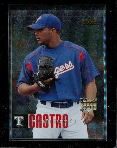 2006 UPPER DECK ROOKIE Chrome Baseball Card #959 FABIO CASTRO Texas ...