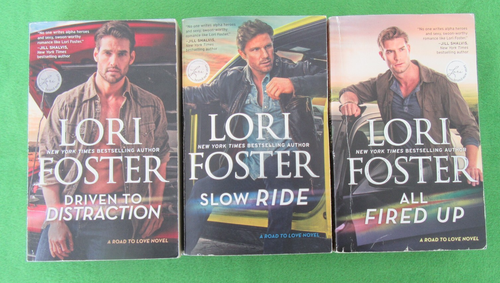 COMPLETE PB SET ROAD TO LOVE TRILOGY BY LORI FOSTER: DRIVEN TO ...