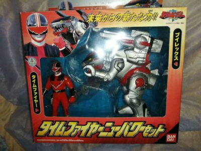 Power Rangers Time Force Timeranger Time Fire New Power V-Rex Set ...