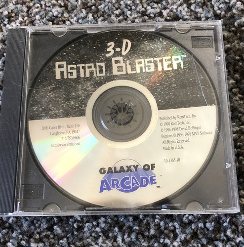 3-D Astro Blaster Galaxy Of Arcade PC Game | eBay