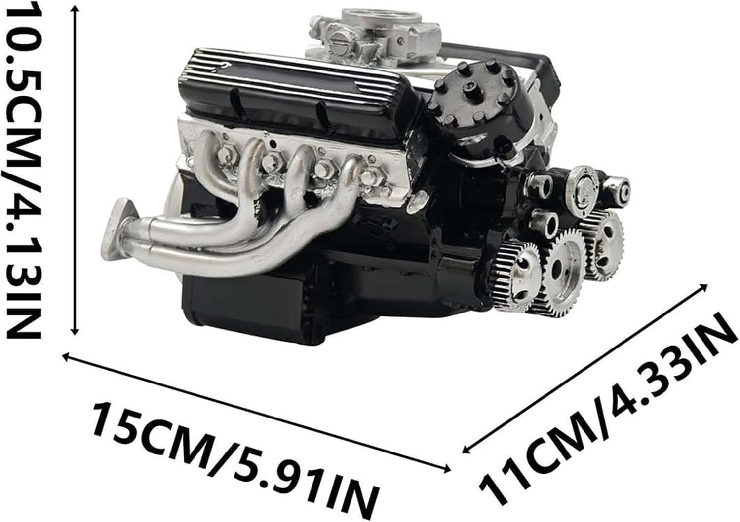 V8 Engine Kit Gas Model - OHV V8 Small Engine Model Kit Model Engine ...