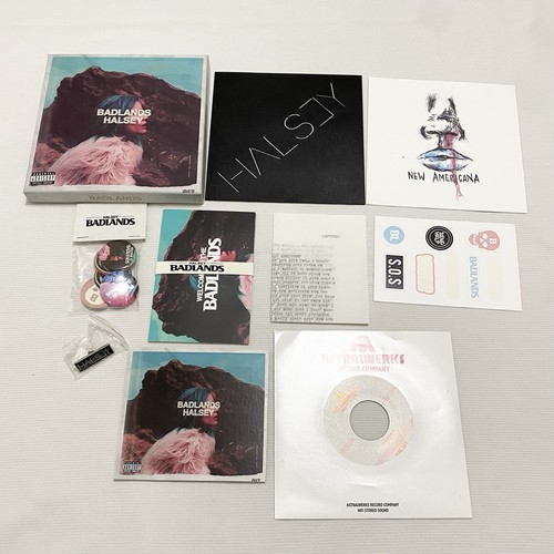 Halsey Collectors Edition Badlands Album Box Set 7" Vinyl CD Stickers ...