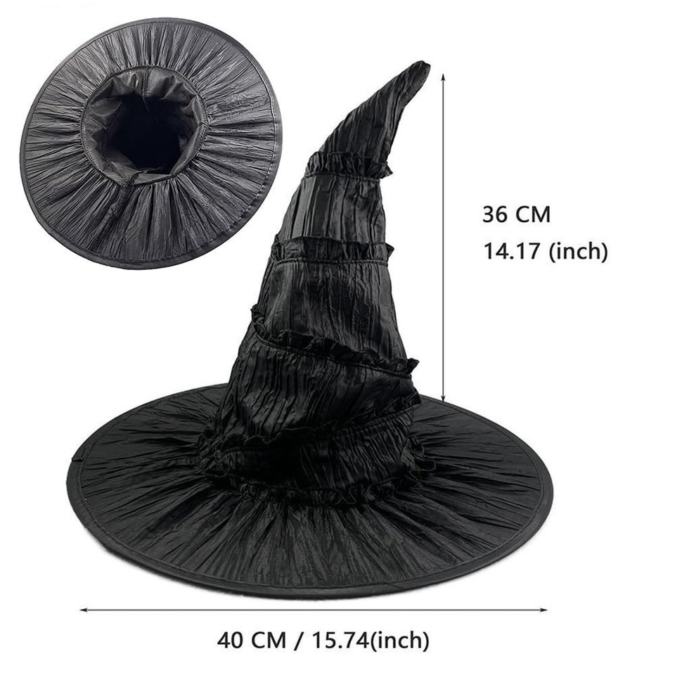 Girls Movie Wicked Elphaba Costume Dress Kids Witch Black Tutu Dress ...