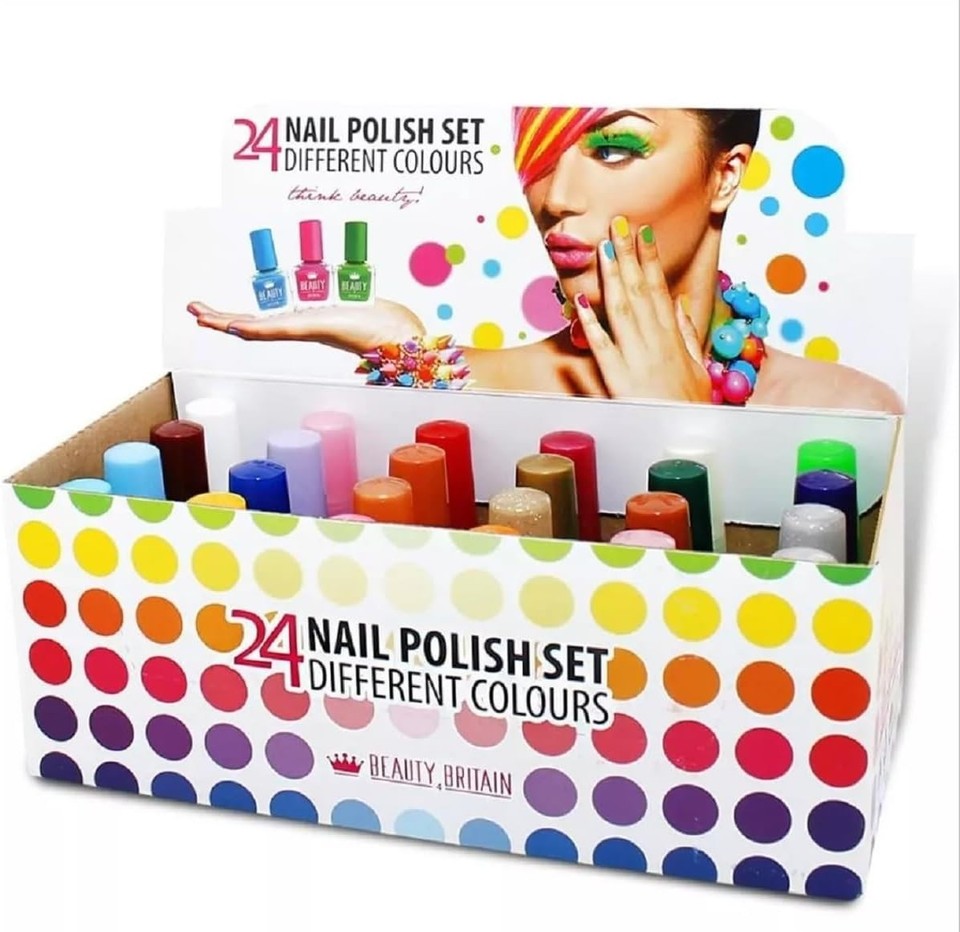 UK 24 X NAIL POLISH VARNISH SET 24 DIFFERENT COLOURS THE BEST GIFT UK ...