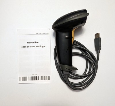 ** USB Barcode Scanner Wired Handheld Laser Bar Code Scanner Manual ...