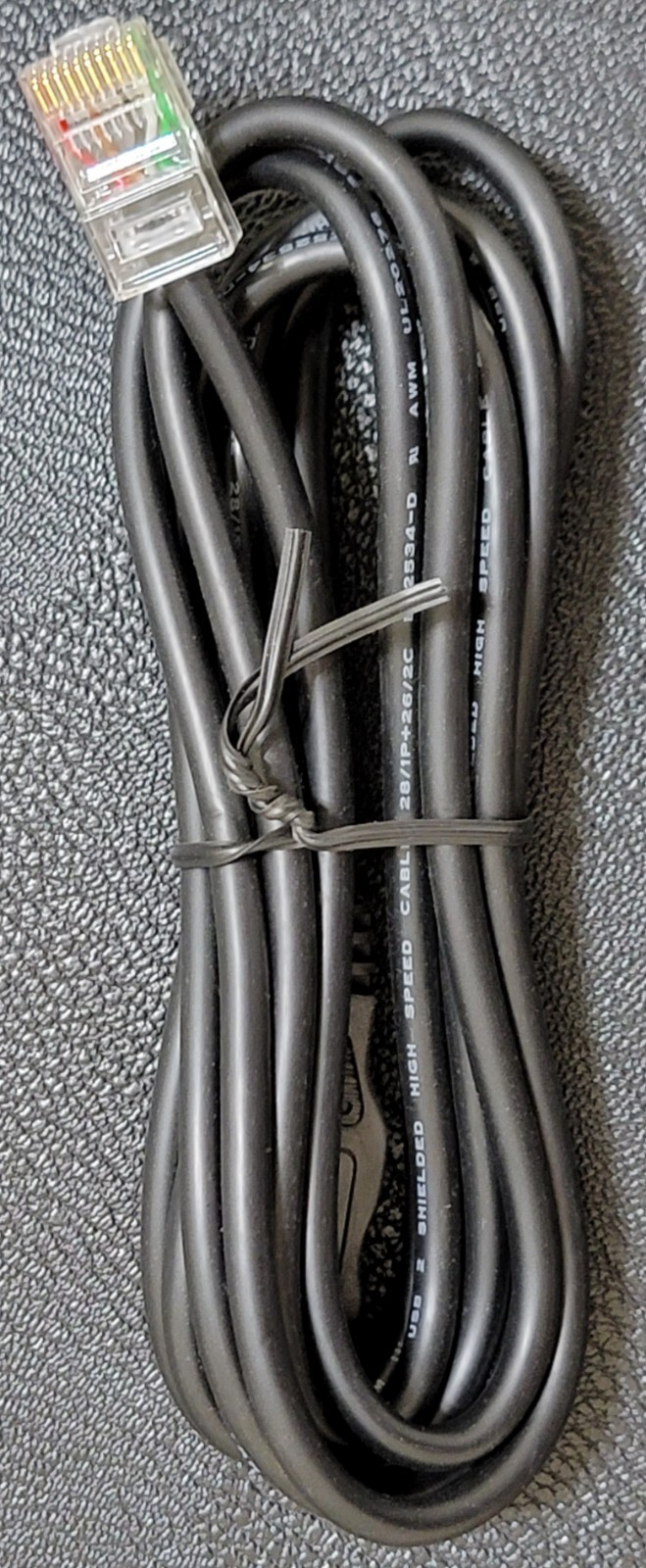 HANNSTAR USB 2 / RJ45 SHIELDED HIGH SPEED CABLE E52534-D 80°C 28/1P 26 ...