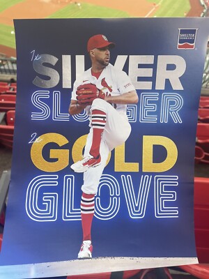St. Louis Cardinals WAINWRIGHT Decal 9-20-23 SGA Gold Glove Silver ...