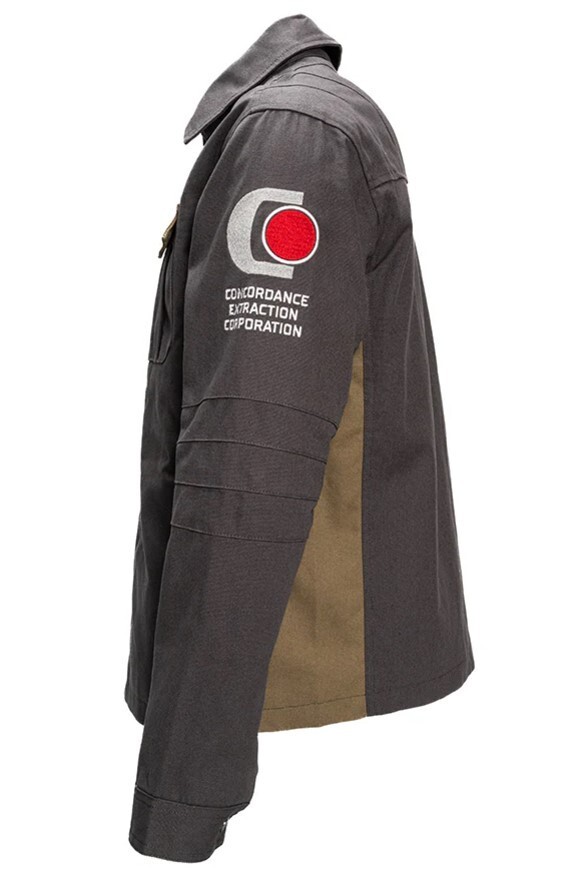 Dead Space CEC Member Cotton Canvas Jacket Coat Full Zipper Ishimura ...