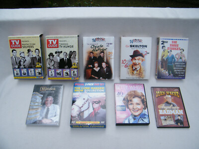 Collection of Vintage TV Shows on 8 DVD Box Sets & Bonus John Wayne DVD ...