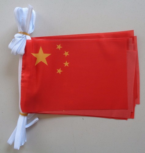 China Flag Bunting 20 Polyester Chinese Flags AUSPOST REGISTERED ...