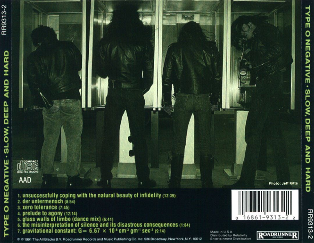 TYPE O NEGATIVE SLOW, DEEP AND HARD NEW CD 16861931322| eBay