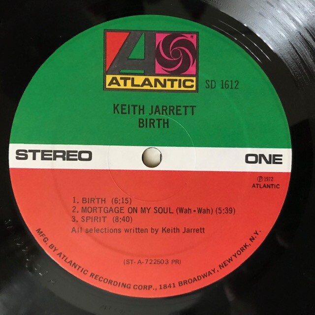 Keith Jarrett ‎"Birth Vinyl" LP USA 1972 Great copy! | eBay