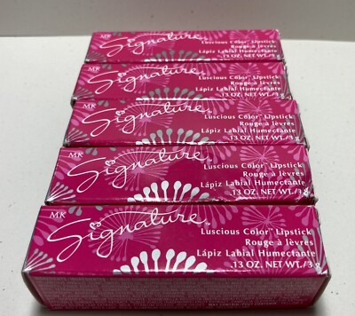 Lot of 5 Mary Kay MK RUBY SKY Signature Luscious Color Lipstick 000137 ...