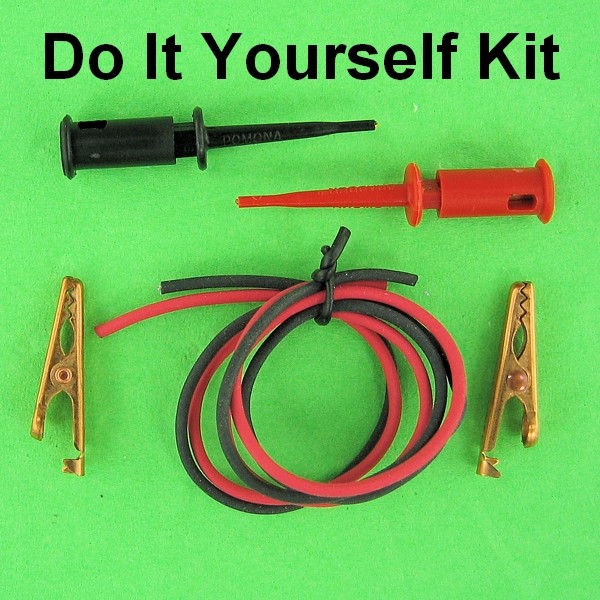 DIY Kit Red & Black SMD Mini Grabbers, 24'' Test Lead Wires & Mini ...