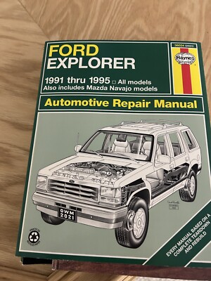 Ford Explorer repair manual 1991-1995 FREE SHIPPING | eBay