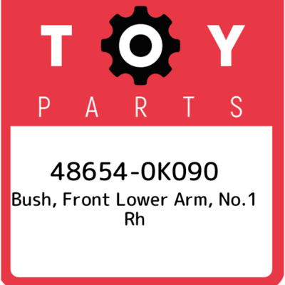 48654-0K090 Toyota Bush, front lower arm, no.1 rh 486540K090, New ...