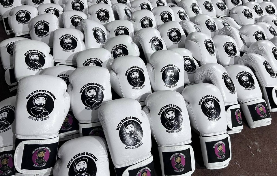 Boxing Gloves: Rick Ramos Boxing 16oz Training Gloves MMA Muay Thai ...