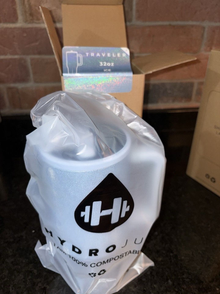 HydroJug Traveler 32oz Ice Insulated Glitter Tumbler | eBay