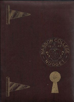 College Yearbook Nasson College Springvale Maine Nugget 1949 | eBay