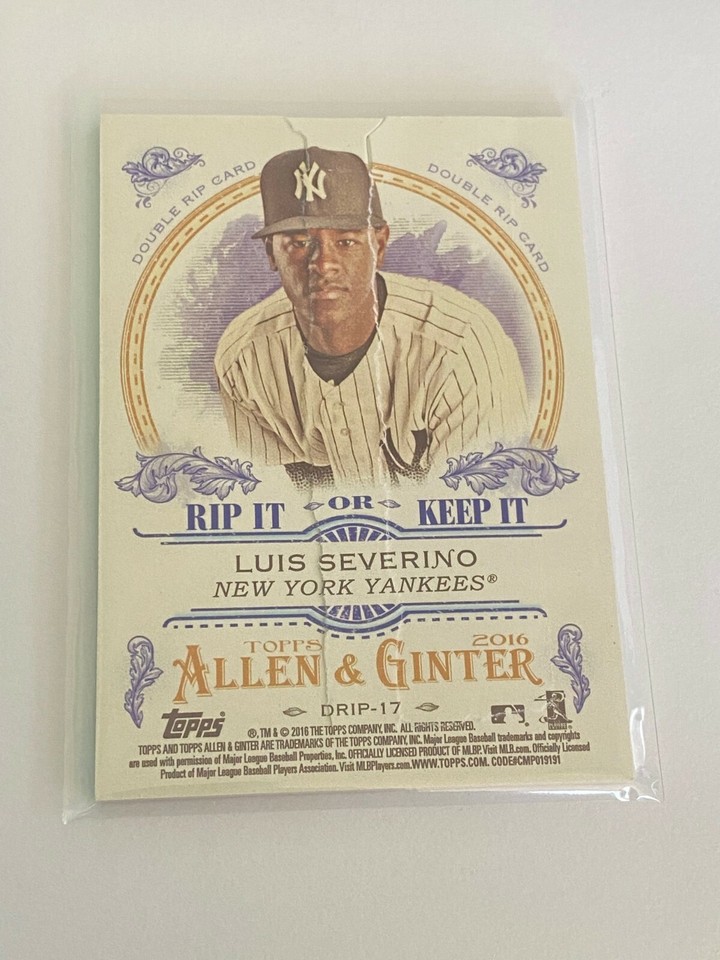 2016 Topps Allen & Ginter Dual Rip Card Ripped 36/50 Masahiro Tanaka ...
