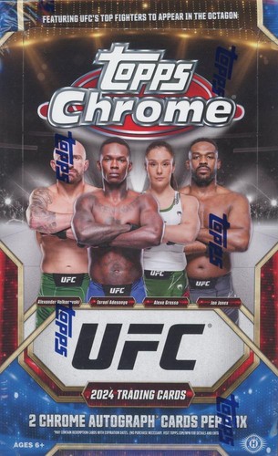 UFC 2024 TOPPS CHROME HOBBY Box Factory Sealed | eBay