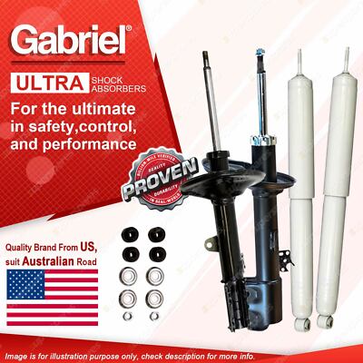 Gabriel Front + Rear Ultra LT Shock Absorbers for Toyota Rav 4 ACA20 21 ...