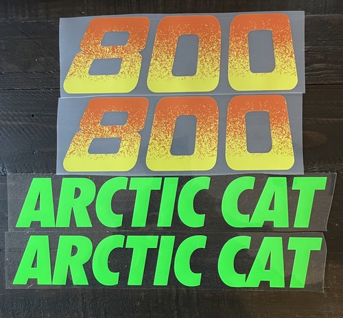Arctic Cat Zr Zrt 600 800 900 Seat Graphics Decals Iron On Snowmobile ...