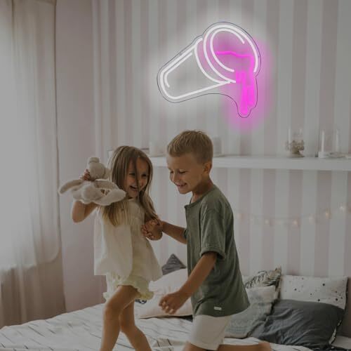 Dimmable Drinks Neon Signs Pink Double Cups Neon Lights for Aesthetic ...