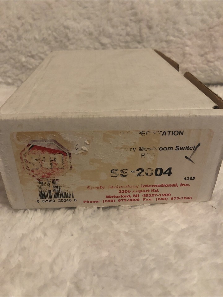 STI SS-2004 Red Momentary Mushroom Button Switch Series 2000 S | eBay