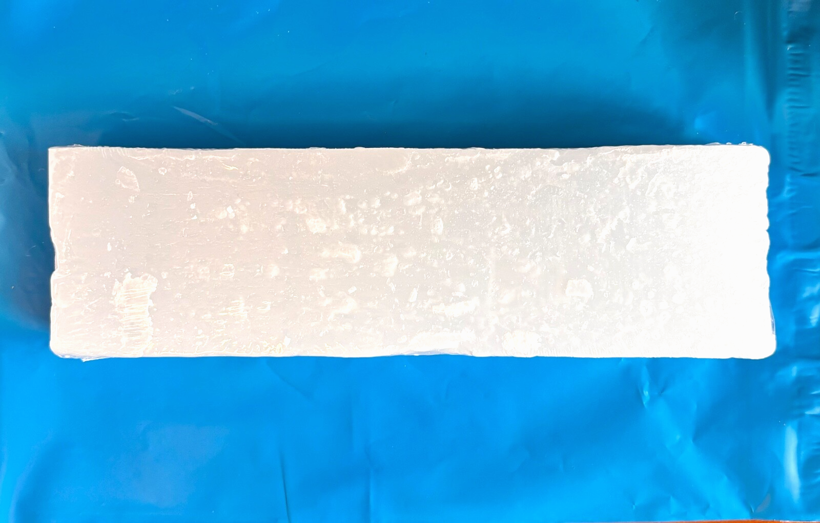 Paraffin wax 1 lb white bar 130 melt point new unscented shrink wrapped ...