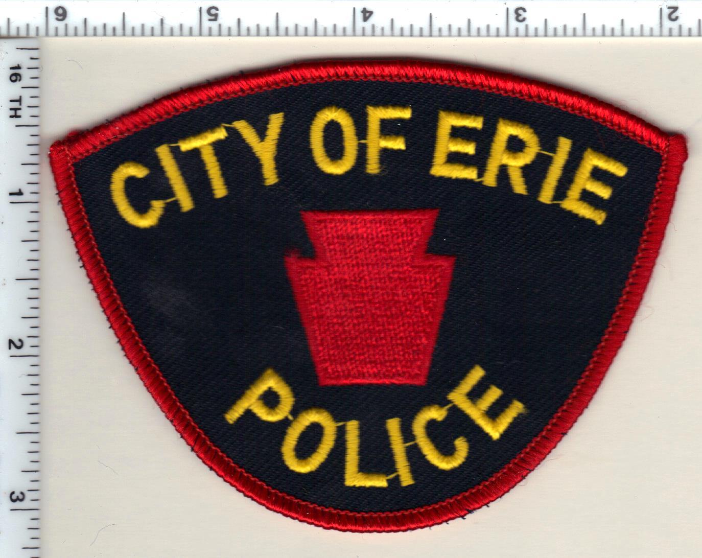 City of Erie Police (Pennsylvania) Uniform Take-Off Shoulder Patch from ...