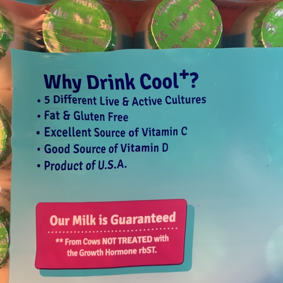 50 Bottles Epoca Cool plus Probiotic Cultured Dairy Beverage, 5 Active ...