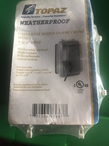 TOPAZ Waterproof Universal While In Use Cover WCIU1 | eBay