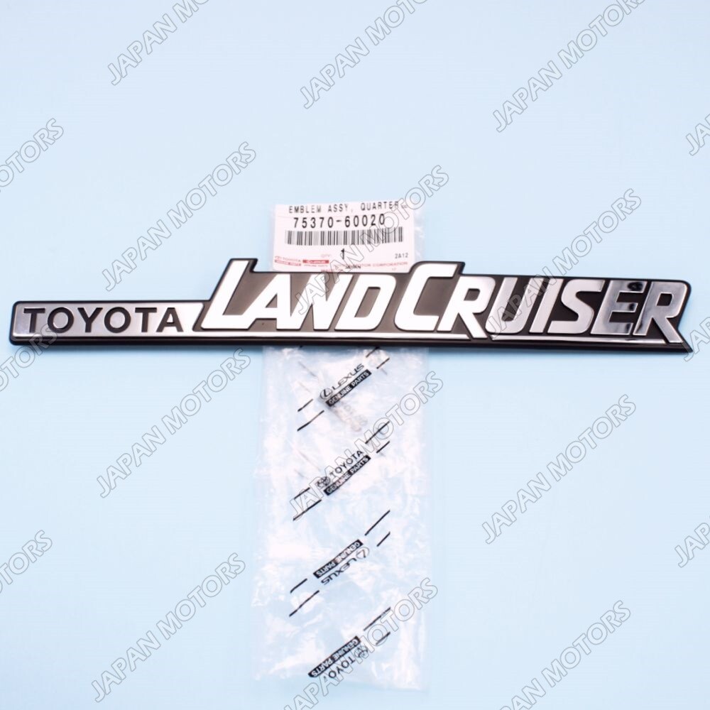 Genuine OEM Toyota Land Cruiser Badge Quarter Panel Emblem BJ60 FJ60 ...