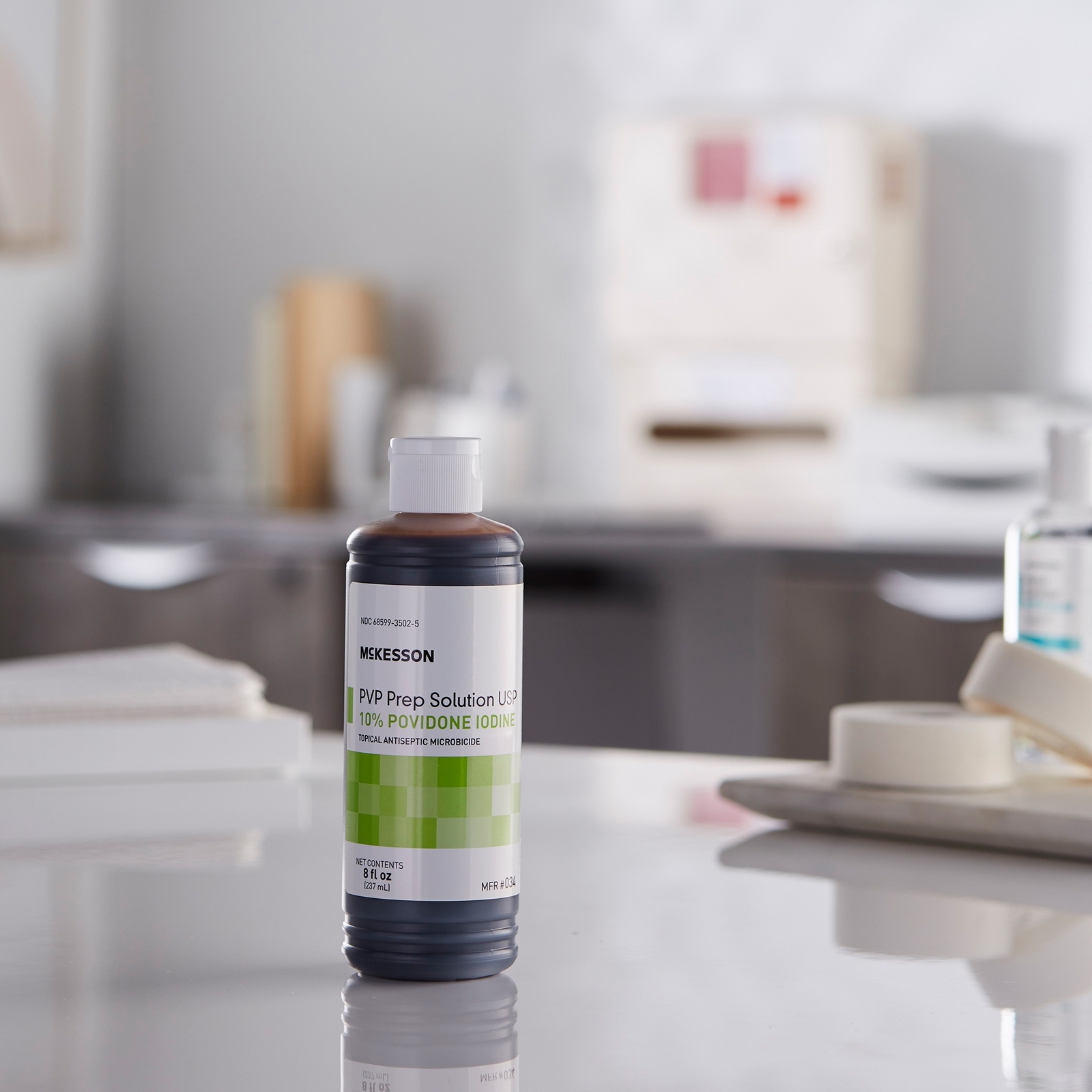 McKesson+PVP+Prep+Solution+10+Povidone-Iodine+8+oz.+Flip-Top+Bottle+1 ...